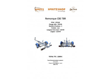 Remorque T8R